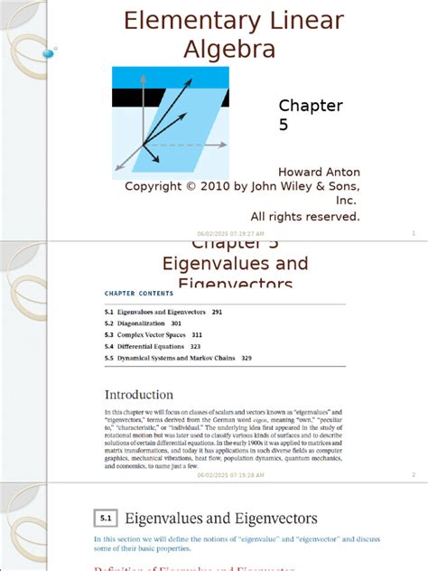 Ch05eigenvalues And Eigenvectors 2x Pdf Eigenvalues And Eigenvectors Vector Space