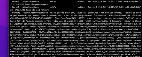 The Pod Is Failed To Created Using Kube Ovn And Multus Cni To Create