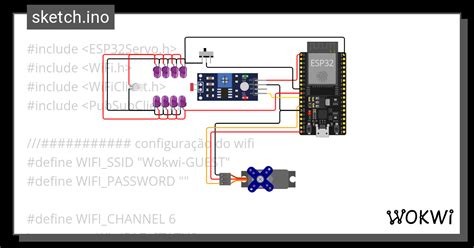 Purificador sensor de nivel de água Wokwi ESP32 STM32 Arduino Simulator