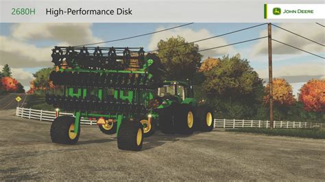 John Deere 2680H High Performance Disk FS22 KingMods