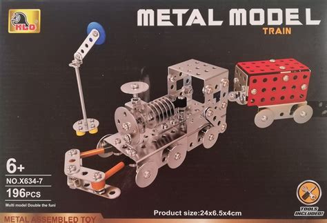 Metal Construction 192 196pc Sets Assorted Designs Play2learn
