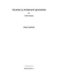 TECHNICAL INTERVIEW QUESTIONS Computer Technical Interview Questions Computer Pdf PDF PRO