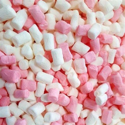 Ma Baker Mini Pink And White Mallows 1kg Bulk Lollies Nz