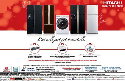 Hitachi Refrigerators And Washing Machines With Free Gifts With Every Purchase Sagmart