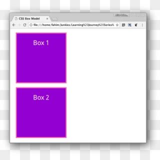 Two Boxes With Margin In Between Css Box Clipart Large Size Png