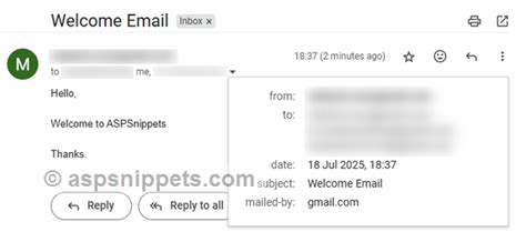 Send Email To Multiple User Recipient Records In Aspnet Gridview Using C And Vbnet