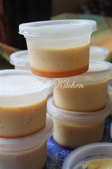 Puding Karamel Resepi II Azie Kitchen