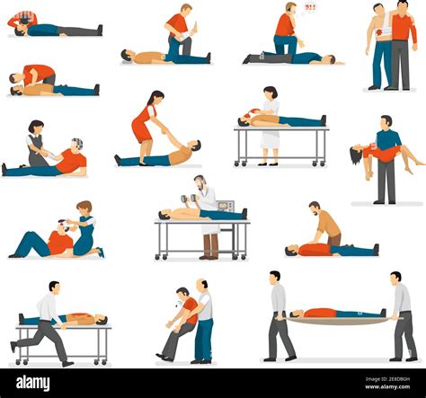 First Aid Emergency Treatment And Cpr Technique In Life Threatening