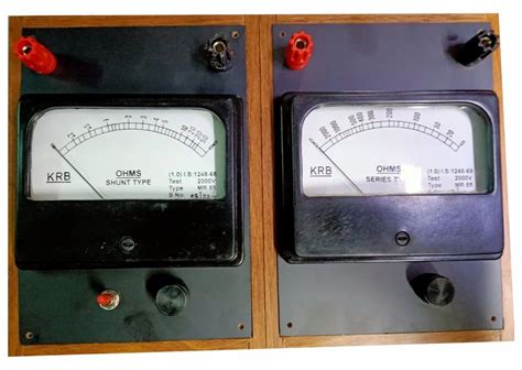 Tekson Analog Ohm Meter Series And Shunt Type 1 Model Namenumber