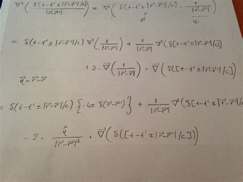 Homework And Exercises Retarded Advanced Greenfunction Physics
