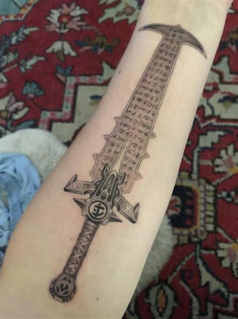 My Drawing Of The Doom Crucible Inked By Tattoo Artist R Pics