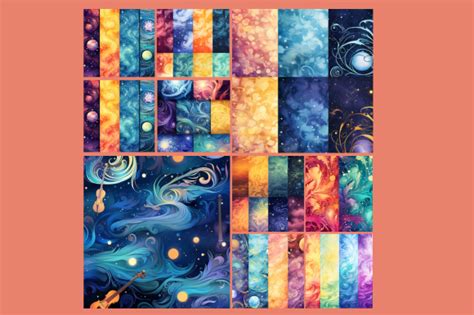 Celestial Symphony Patterns Graphic By Digital Art Studio Creative