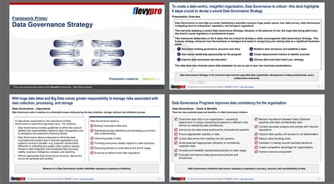 Data Governance Strategy Ppt Slide Deck