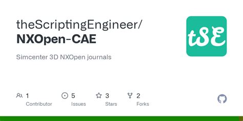 github thescriptingengineer nxopen cae simcenter 3d nxopen journals
