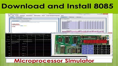 download and install 8085 microprocessor simulator explained step by step youtube