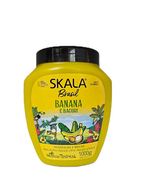 Skala Reparação e Brilho Banana e Bacuri 1kg vl 06 26 Mundo Brasileiro