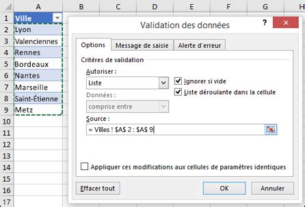 Modifier Une Liste D Roulante Excel Sos Excel