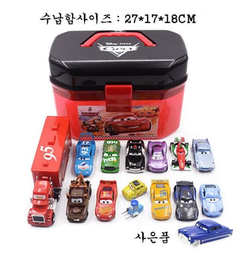 라이트닝 맥퀸 토미카 자동차 장난감 정리함 케이스 주인공세트 177995 티몬