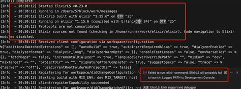 Failed To Run Elixir Command Error In Vs Code Page 2 Questions