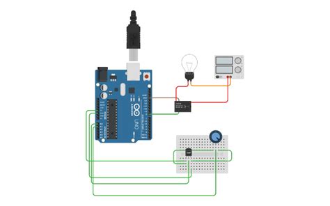 circuit design sensÖr ve rÖle ve pot İle isitici kontrolÜ tinkercad