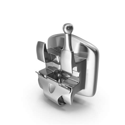 Self Ligating Dental Braces Bracket Open 3d Object 2299186329