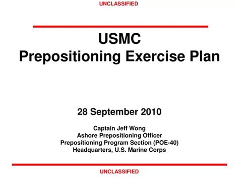 Ppt Usmc Prepositioning Exercise Plan Powerpoint Presentation Free Download Id 6663085