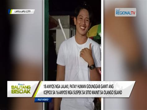 18 Anyos Nga Lalaki Gidunggab Og Ice Pick Patay