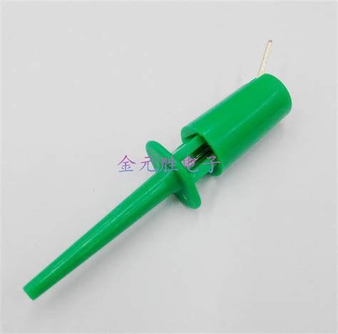 测试钩爪钩手机充电钩测试夹钩子小夹子带针杜邦线连接夹子7色 虎窝淘