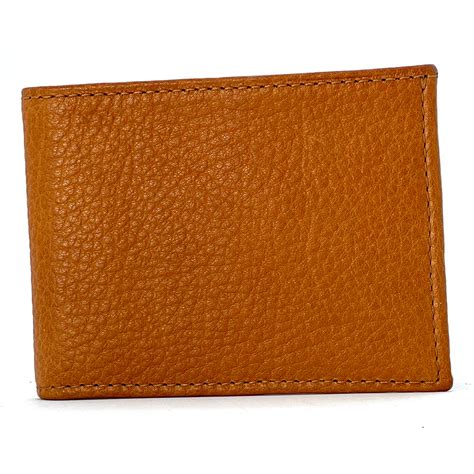 American Bison Silent Slim Fold Wallet Handmade Leather Wallets Tom