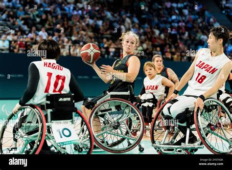 Paris Frankreich 01 September Rollstuhlbasketball Japan