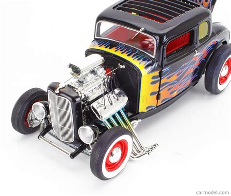 Acme Models A1805022 Scale 1 18 Ford Usa Blown 5 Window Hot Rod With