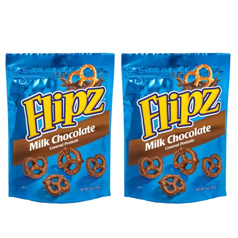 2ct Flipz Milk Chocolate Pretzels 5oz Bevmo Bevmo
