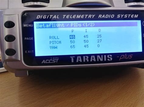 Getting Pids And Vtx Control In Taranis Intofpv Forum