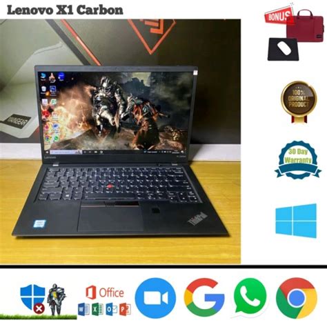 Jual Laptop Lenovo X1 Carbon Intel Core I5 Gen 6 Ram 8gb Ssd 256gb Win