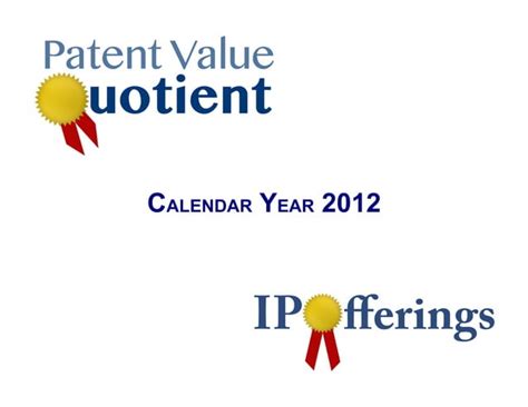 Us Patent Value 2012 Ppt