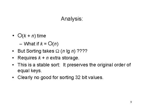 Linear Sorts Counting Sort Bucket Sort Radix Sort