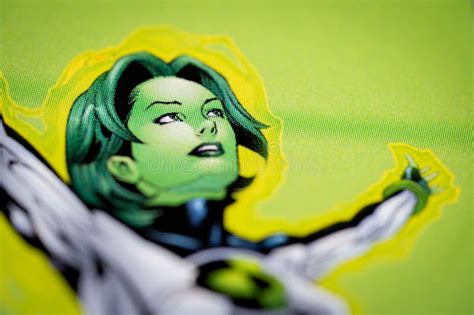 Jade Jennifer Lynn Hayden Superhero From A Comic Book Editorial Image Image Of Superhero