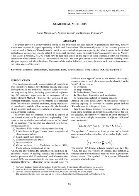 Pdf Numerical Methods