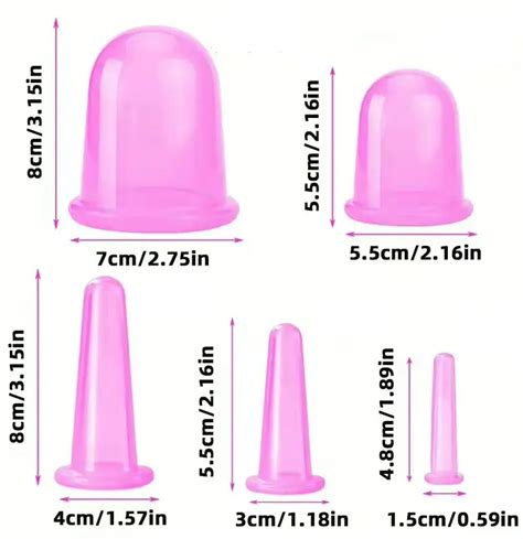 Silicone Face And Body Cupping Set 7 Pieces Hijamashop
