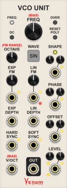 VCV Library Venom VCO Unit