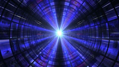 Abstract Technology Universe Animation Background Rendering Loop
