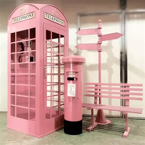 Antique Telephone Booth Wedding Decor London High Quality