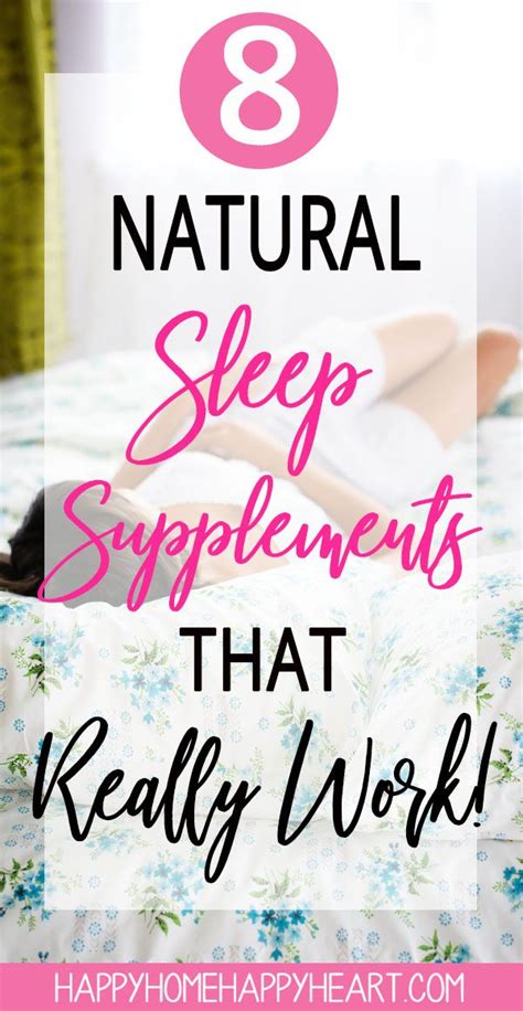 Sleep Supplements Artofit