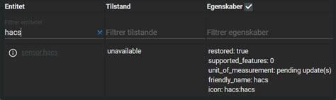 Hacscommunity Sidebar Missing And Sensorhacs Unavailable