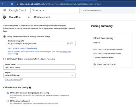 How To Deploy Vizzly On Gcp Cloud Run Vizzly
