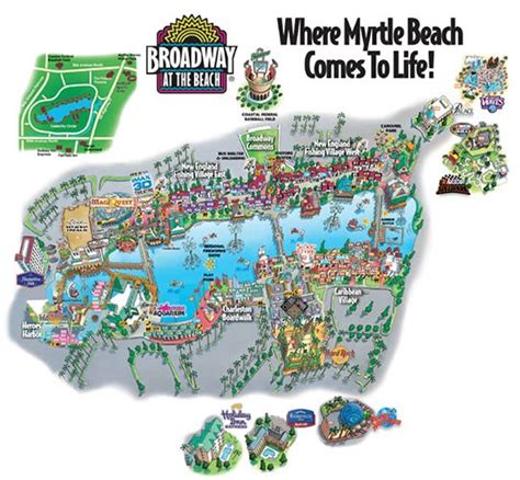 Printable Broadway At The Beach Map