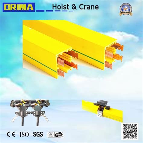 Crane Conductor System Enclosed Power Rail Trolley Bus Bar Conductor