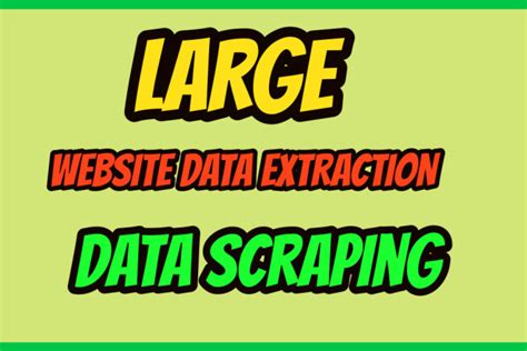 Large Data Scraping Website Data Extraction To Excel For 30