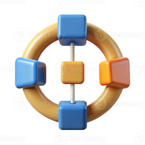 Elegant Contemporary Decision Making Process Flowchart Circular Design Isolated Exclusive