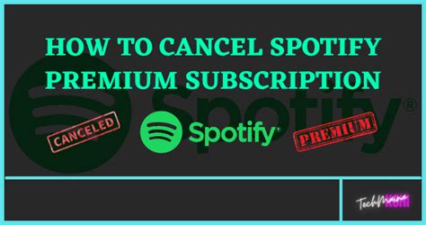 How To Cancel Spotify Premium Subscription [2025] Techmaina